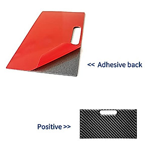 SUNBREATH Compatible with Carbon Fiber Cigarette Lighter Switch Panel Sticker Interior Decoration for 2012 2011 2010 2009 2008 2007 2006 Lexus IS250 Black