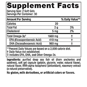 Nordic Naturals DHA Xtra, Strawberry - 60 Soft Gels - 1660 mg Omega-3 - High-Intensity DHA Formula for Brain & Nervous System Support - Non-GMO - 30 Servings