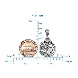 Jewelry Affairs Sterling Silver Alexander The Great Pendant