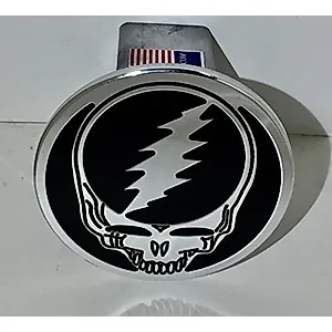 STEAL YOUR FACE BLACK HITCH COVER