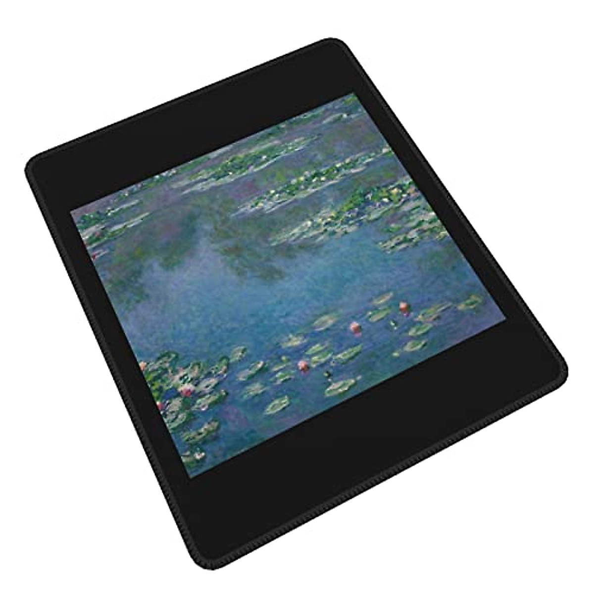 Lilies Claude Monet Water Game Office Overlock Rubber Non-Slip Mouse Pad