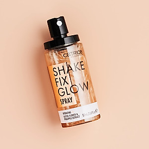 Catrice | Shake Fix Glow Spray | Sets Makeup and Hydrates Skin | Made With Cactus Blossom and Pineapple Extract | Oil Free, Paraben Free, Gluten Free | Vegan & Cruelty Free