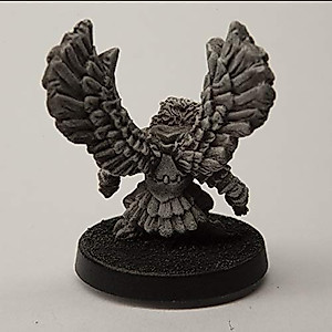 Stonehaven Male Owlfolk Rogue Miniature Figure (for 28mm Scale Table Top War Games) - Made in US