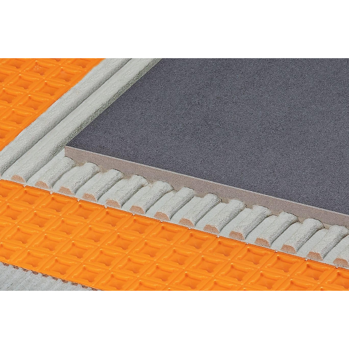 Schluter Ditra Uncoupling and Waterproofing Membrane for Ceramic and Stone Tile Application - Quick Installation, Made of Polyethylene, 1/8-Inch Thickness, 54 Square Feet - DITRA5M