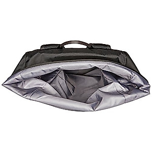 Under Armour unisex-adult SC30 Signature Rolltop Backpack , Black (001)/Silver ,One Size Fits All