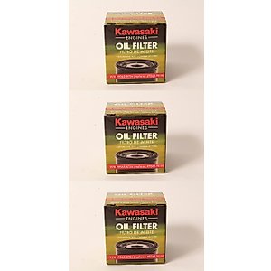 Kawasaki 3 Pack Genuine 49065-0724 49065-7010 AM107423 Oil Filter Made in The USA