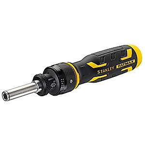 STANLEY Ratchet Screwdriver Speed Drive + 3X Bits