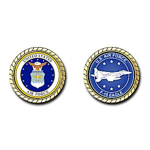 F-15 Eagle Challenge Coin - Officially Licensed