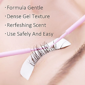 EMEDA Eyelash Extension Remover Gel Not for Clusters Glue 15ml Quickly Dissolves Powerful Lash Extension Glue Professional Removal for Lash Extensions Adhesive (15ml)