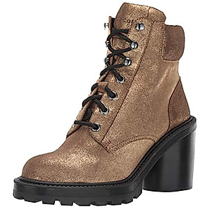 Marc Jacobs Women's Crosby Hiking Boot Ankle, Gold, 36.5 M EU (6.5 US)