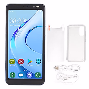 AMONIDA Rino4 Pro Phone, RAM 2GB ROM 32GB Unlocked Cell Phone Quad Core CPU Processor HD Full Screen for Work (Blue)