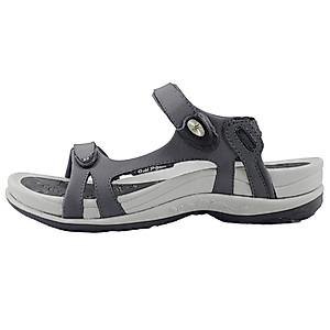 Gold Pigeon Shoes SIGNATURE Women Sandals, Water Sandal for Women Comfort Cushion Adjustable Magnetic Buckle: 9179 Grey, Size 8-8.5 (9179-grey-39)