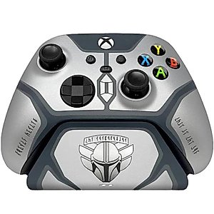 Razer Limited Edition Mandalorian Wireless Pro Controller & Quick Charging Stand Bundle for Xbox Series X|S, Xbox One: Impulse Triggers - Textured Grips - 12hr Battery Life - Magnetic Secure Charging