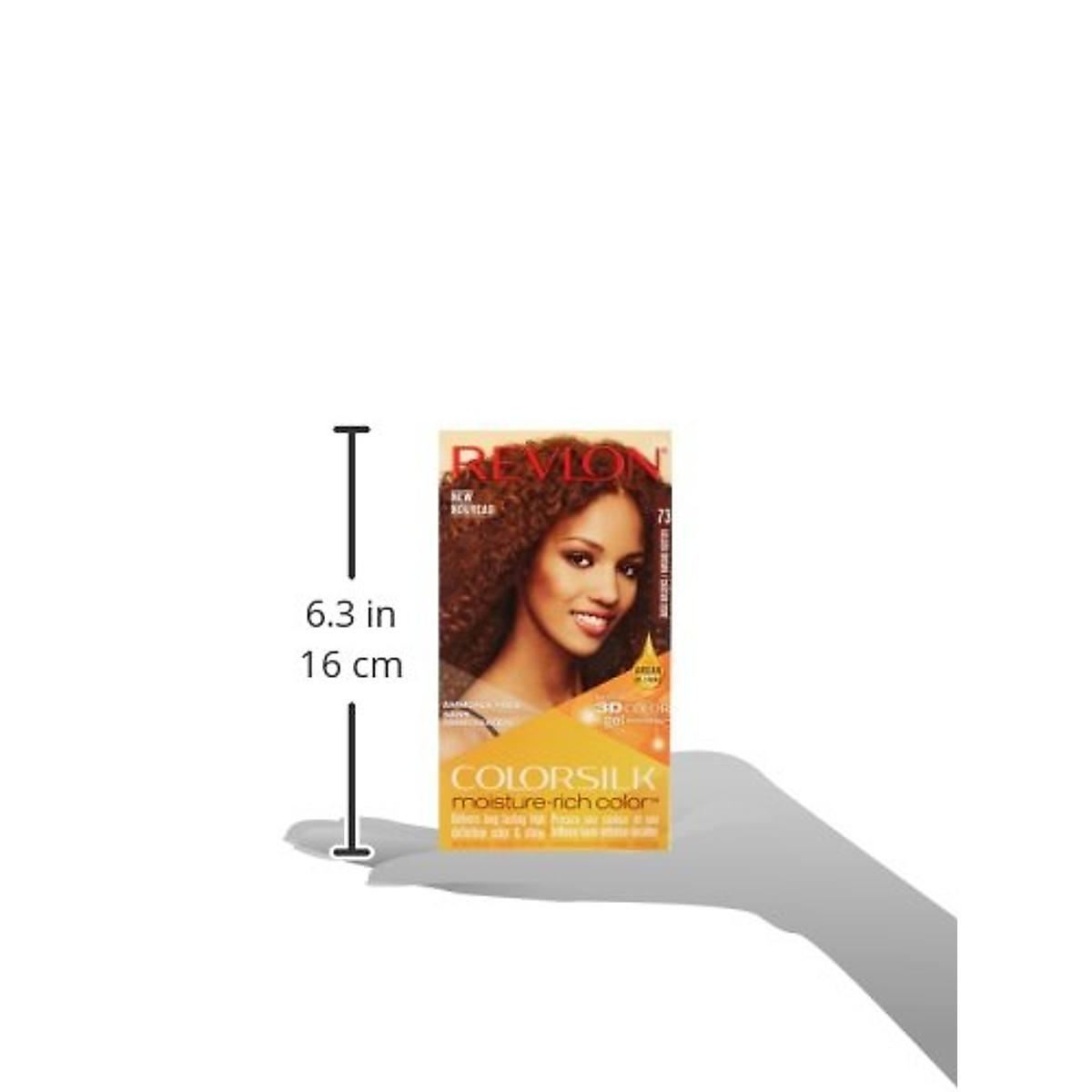 Revlon ColorSilk Moisture Rich Hair Color, 73 Golden Brown