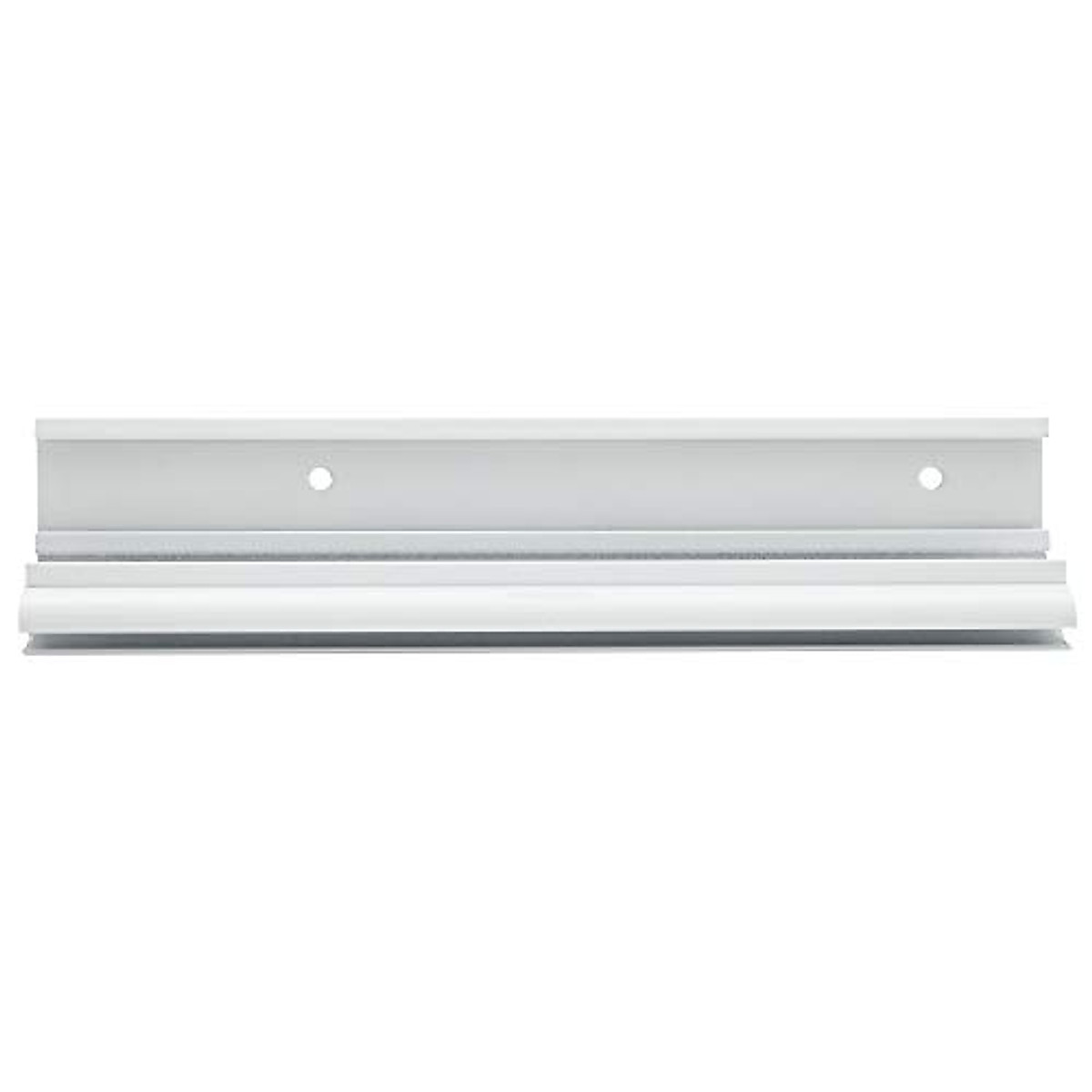 RecPro RV Awning Trim with Gutter | 92" Length | Aluminum | Made in USA (5 Trim Pieces, White)
