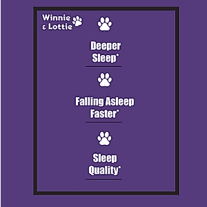 Winnie & Lottie Natural Dog Sleep Aid | Sleep Aid for Dogs | Dog Melatonin | Promotes Deep, Restful Sleep in Dogs | Melatonin for Dogs | Dog Anxiety Relief | Calming for Dogs | Dog Calming | 1 fl oz