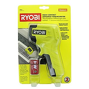 Ryobi IR002 Infrared Thermometer for Checking Cold and Hot Spots in Your Home