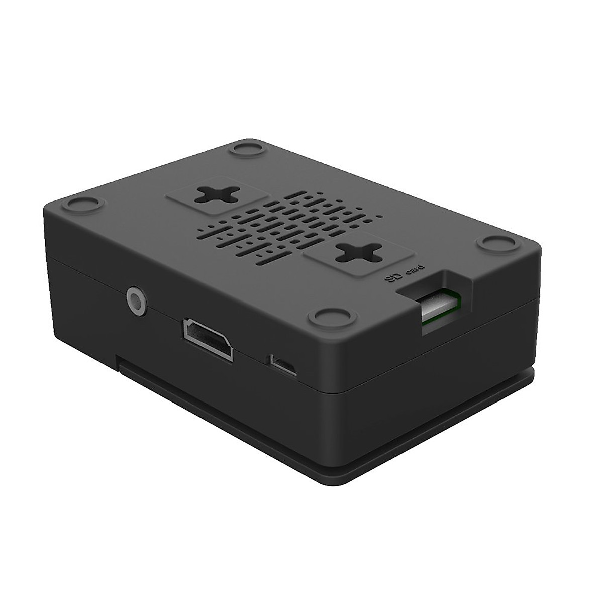 Raspberry Pi 3 B+ Case, iUniker Raspberry Pi Fan ABS Case with Cooling Fan, Raspberry Pi Heatsink, Simple Removable Top Cover for Pi 3 B+, Pi 3 Model B, Pi 2 Model B (Black for 3B+/3B)
