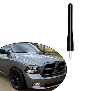 Short Antenna for Dodge RAM Trucks, Radio Antenna Compatible with 2009-2024 Dodge RAM 1500 Trucks Pickups, 3.6" Low Profile Antenna Replacement for RAM Trucks, Direct Replacement, Mattle Black