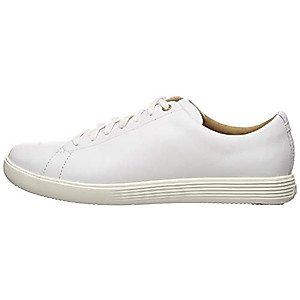 Cole Haan womens Grand Crosscourt Sneaker, Bright White Leather/Optic White, 8 US