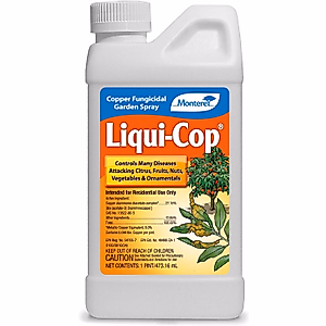Monterey Liqui-Cop All Natural Fungicide Concentrate for Disease Prevention, 1 Pint