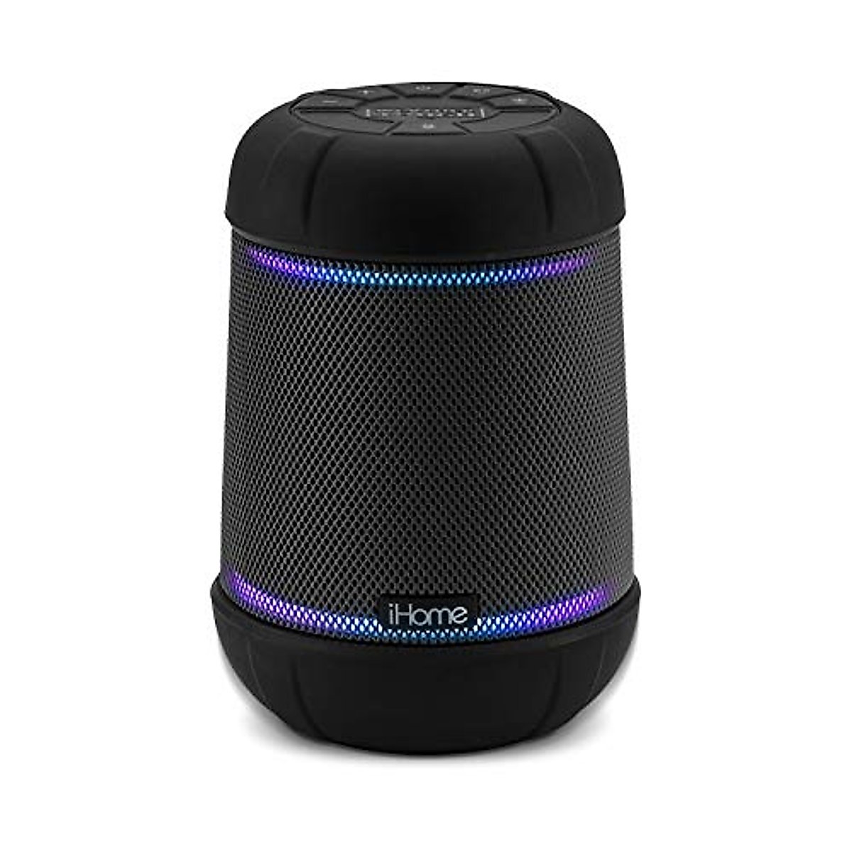 iHome iBT158 Smart Bluetooth Speaker - With Alexa Built-In and Color Changing LED Lights - Perfect Portable Audio Device for Parties, Outdoors, and Other Events