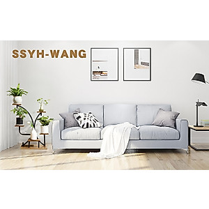 SSYH-WANG 5 Tier Plant Stand Indoor, Tiered Plant Stands Wood Metal For Outdoor Multiple, Flower Shelf Plants Holder Display Rack For Corner Patio Garden Balcony Bedroom Living Room, Brown