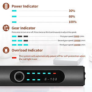 Engraving Pen with 37 Bits, USB Rechargeable Cordless Etching Engraving Tool, Portable DIY Rotary Engraver for Jewelry Wood Glass Stone Carving