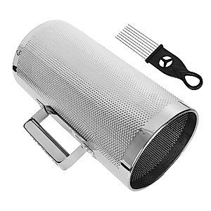 12" x 6" Metal Guiro Shaker Stainless Steel Guiro Instruments with Scraper Musical Instruments Latin Percussion Instrument
