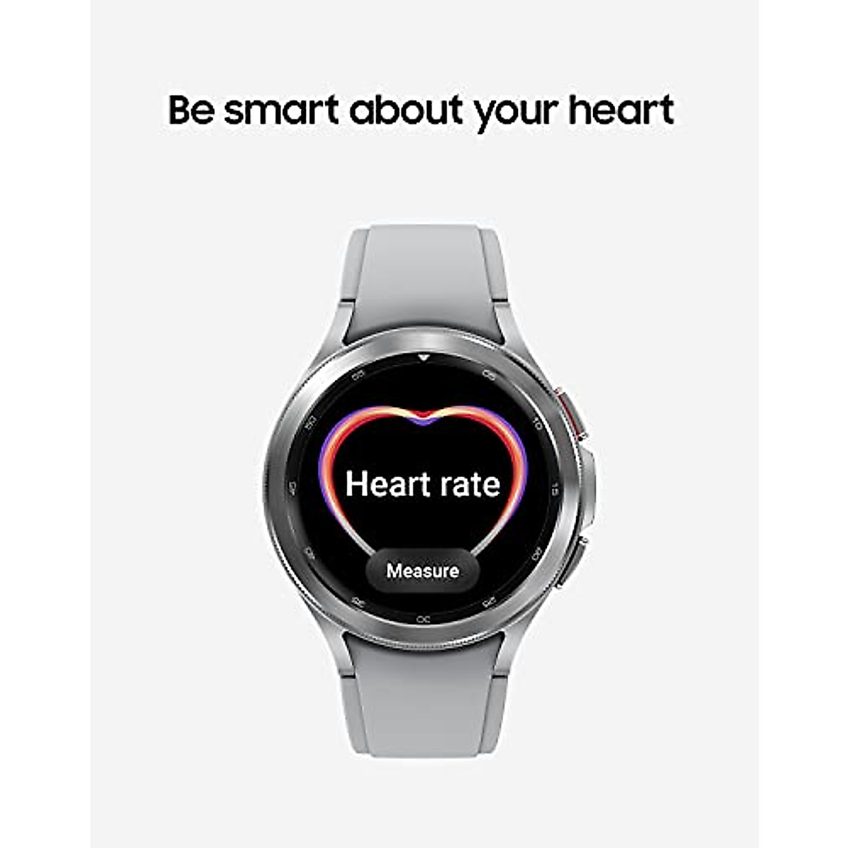 SAMSUNG Galaxy Watch 4 Classic 46mm Smartwatch with ECG Monitor Tracker for Health, Fitness, Running, Sleep Cycles, GPS Fall Detection, Bluetooth, US Version, Silver