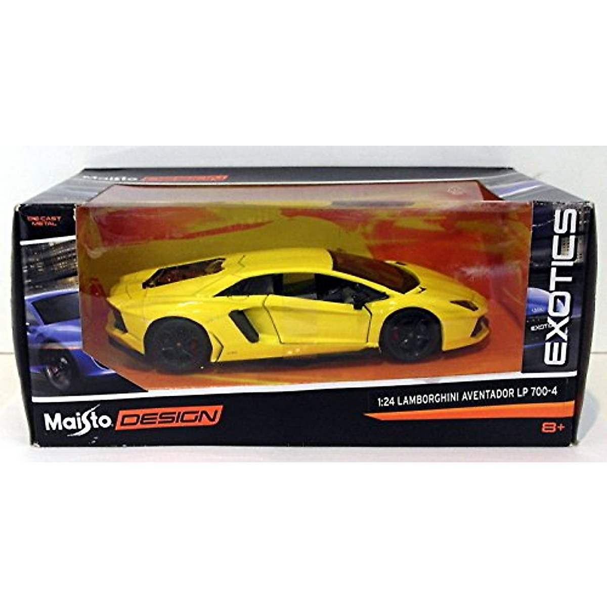 Lamborghini Aventador LP 700-4 Yellow Exotics 1/24 by Maisto 31362