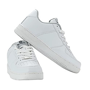 Unisex-Adult Basketball Shoe White
