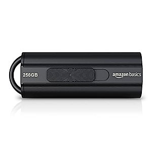Amazon Basics - 256GB Ultra Fast USB 3.1 High Capacity Flash Drive for Fast Data Transfer and Storage, Black