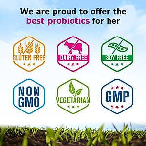 Innate Vitality Women's Probiotics, 120 Billion CFU, 32 Tested Strains, Probiotics for Women, Yeast Control, Vaginal pH Support, Prebiotics, Digestive Enzymes, Cranberry, Once Daily 30 Veggie Capsules