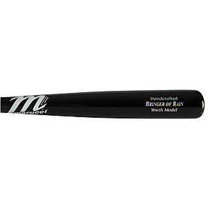 Marucci Josh Donaldson BRINGER OF RAIN Youth Model Maple Wood Baseball Bat, Natural/Black, 28"
