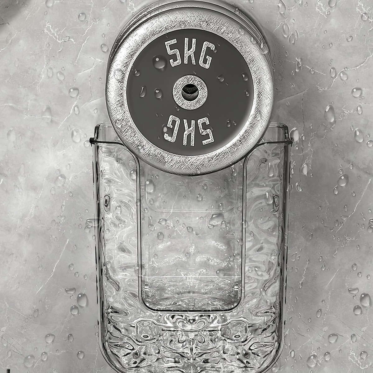 Kitchen Wipes Storage Box, Self-Adhesive Tissue Holder, Flushable Wipes Holder for Bathroom, No Punching Self-Adhesive Wall-Mounted Toilet Paper Holder, for Kitchen, Bathroom (A2pcs)