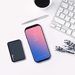 Vida IT 2-Pack Small 5V 2A Power Bank for Heated Vest Jacket Coat Scarf Clothing DC Pocket Size Battery Pack 5000mAh USB Portable Charger for iPhone Samsung Android Phone, Mini Rechargeable Power Pack