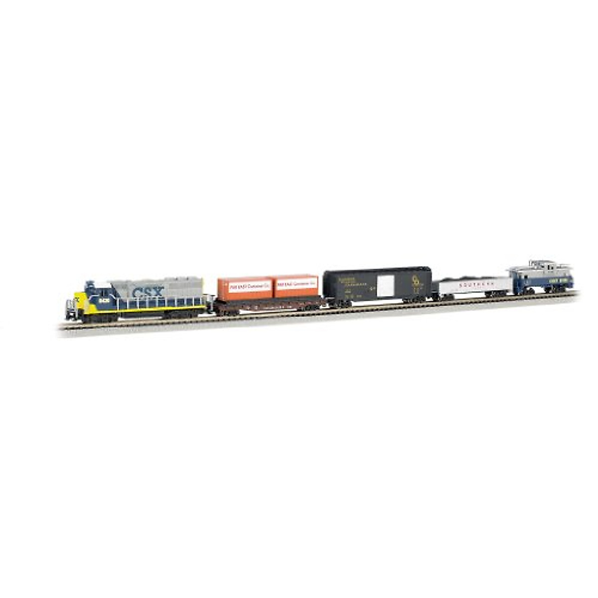 Bachmann Trains - Freightmaster Ready To Run 60 Piece Electric Train Set - N Scale