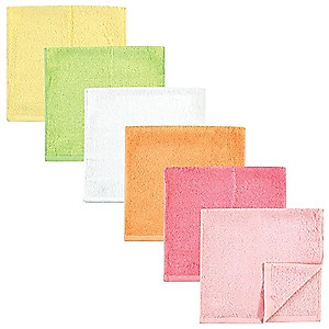 Hudson Baby Baby Rayon Burpcloth 6pk, Citrus, One Size