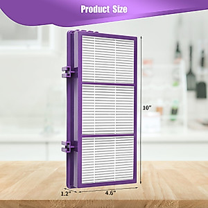 DerBlue 4pcs True Filter Replacement Compatible with Holmes AER1 Filter Total Air Filter Replacement HAPF300AP-U4