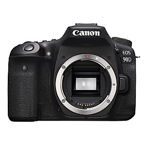 Canon EOS 90D DSLR Camera w/EF-S 18-55mm f/4-5.6 is STM Lens + EF-S 55-250mm f/4-5.6 is STM Lens + 420-800mm f/8.3 HD Lens + 2X 64GB Memory + Case + Filters + Tripod + More (35pc Bundle)
