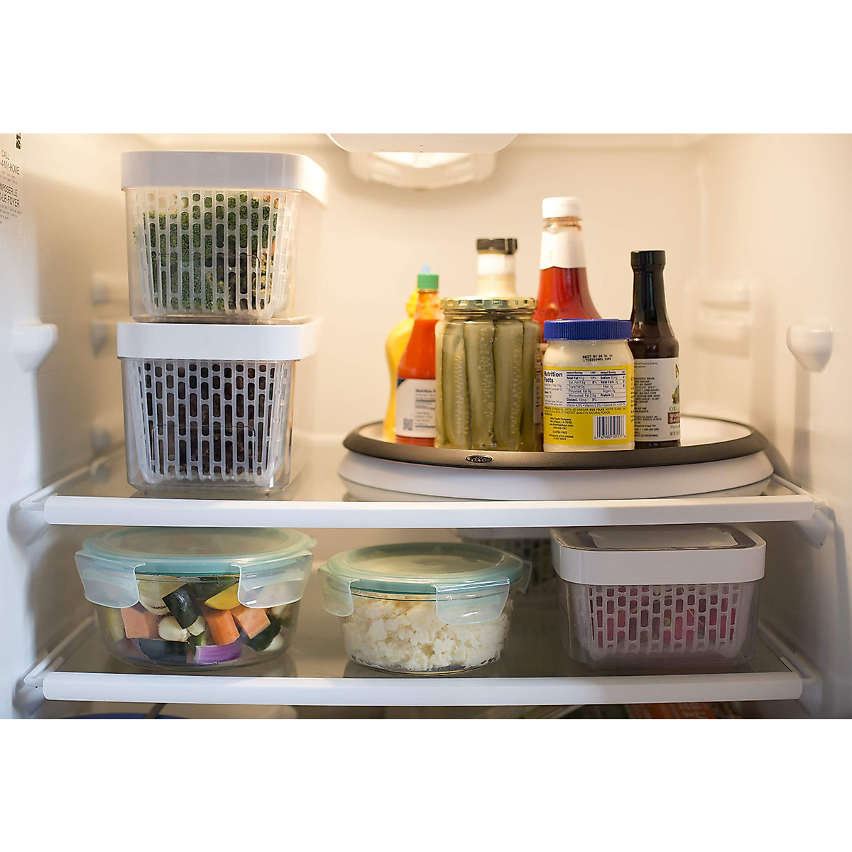 OXO Good Grips Lazy Susan Turntable, 16-Inch,White