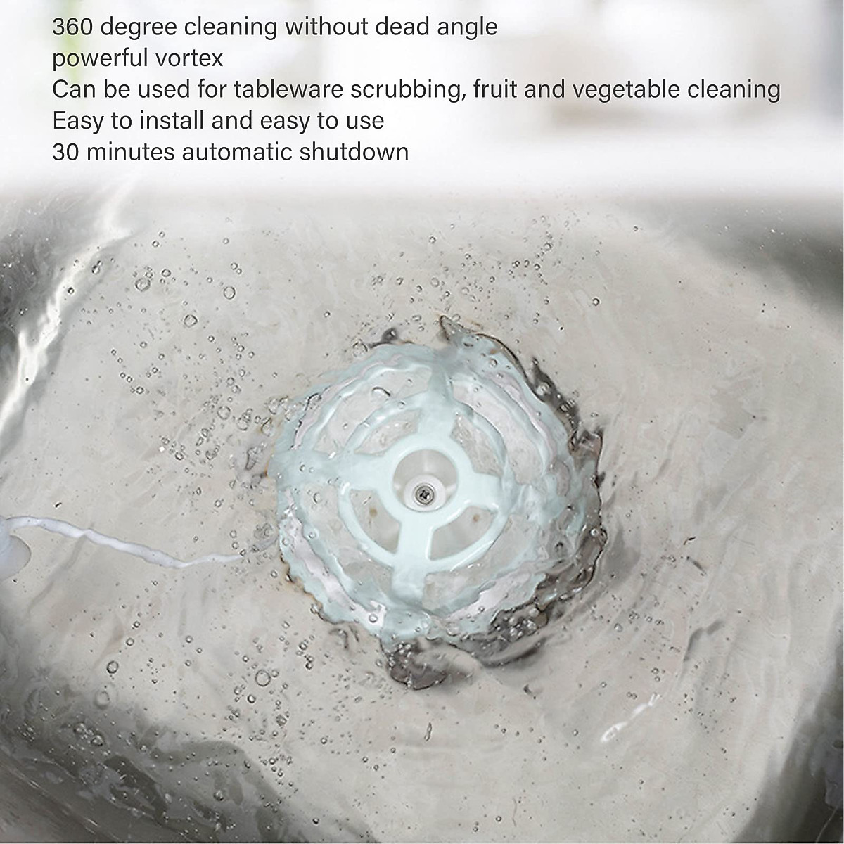 Mini Dishwasher, Portable USB Powered Fruit Dishwasher, 360 Dregee Cleaning Dishwasher for Sink, 5V 2A Kitchen Dishwasher, 30 Minutes Automatic Shutdown Electric Dishwasher for Home, RV, Apartment