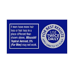 Taro Minoxidil Topical Aerosol Foam, 5%, Hair Regrowth Treatment for Men, 2.11 oz