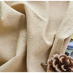 4 Pack Chair Pads for Dining Chairs with Ruffled, Vintage Seat Cushion with Ties Non Slip Kitchen Chairs Cushion Pads Soft Cotton Washable (Pure White,40*40cm/15.7*15.7in)