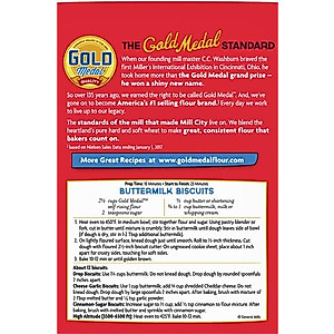 Gold Medal Premium Quality Self Rising Flour For Baking, 5 lb