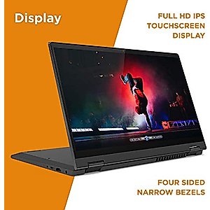 Lenovo 2022 IdeaPad Flex5 14" FHD IPS Touchscreen 2-in-1 Laptop AMD 6-Core Ryzen 5 4500U 16GB DDR4 512GB SSD Radeon Graphics HDMI USB-C WiFi AX Backlit KB Fingerprit Windows 11 Pro w/ RE USB and Pen