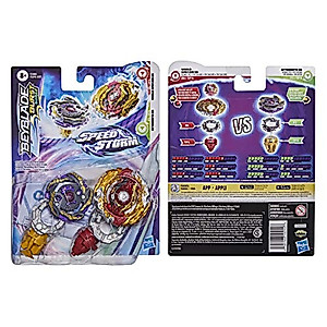 BEYBLADE Burst Surge Speedstorm World Spryzen S6 and Betromoth B6 Spinning Top Dual Pack - 2 Battling Game Top Toy for Kids Ages 8 and Up