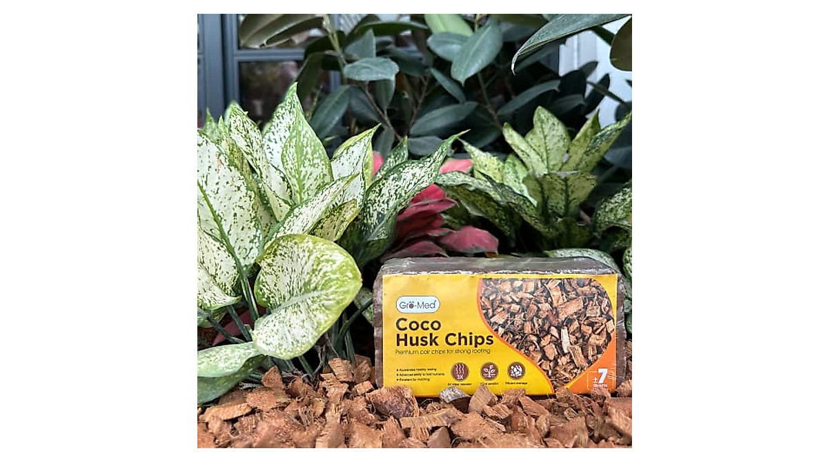 Gro-Med Coco Chips Brick - Ideal for Indoor & Outdoor Plants