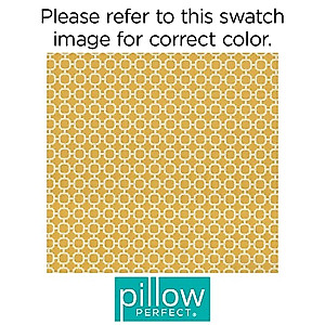 Pillow Perfect Outdoor/Indoor Hockley Banana Tufted Seat Cushions (Round Back), 2 Count (Pack of 1), Yellow